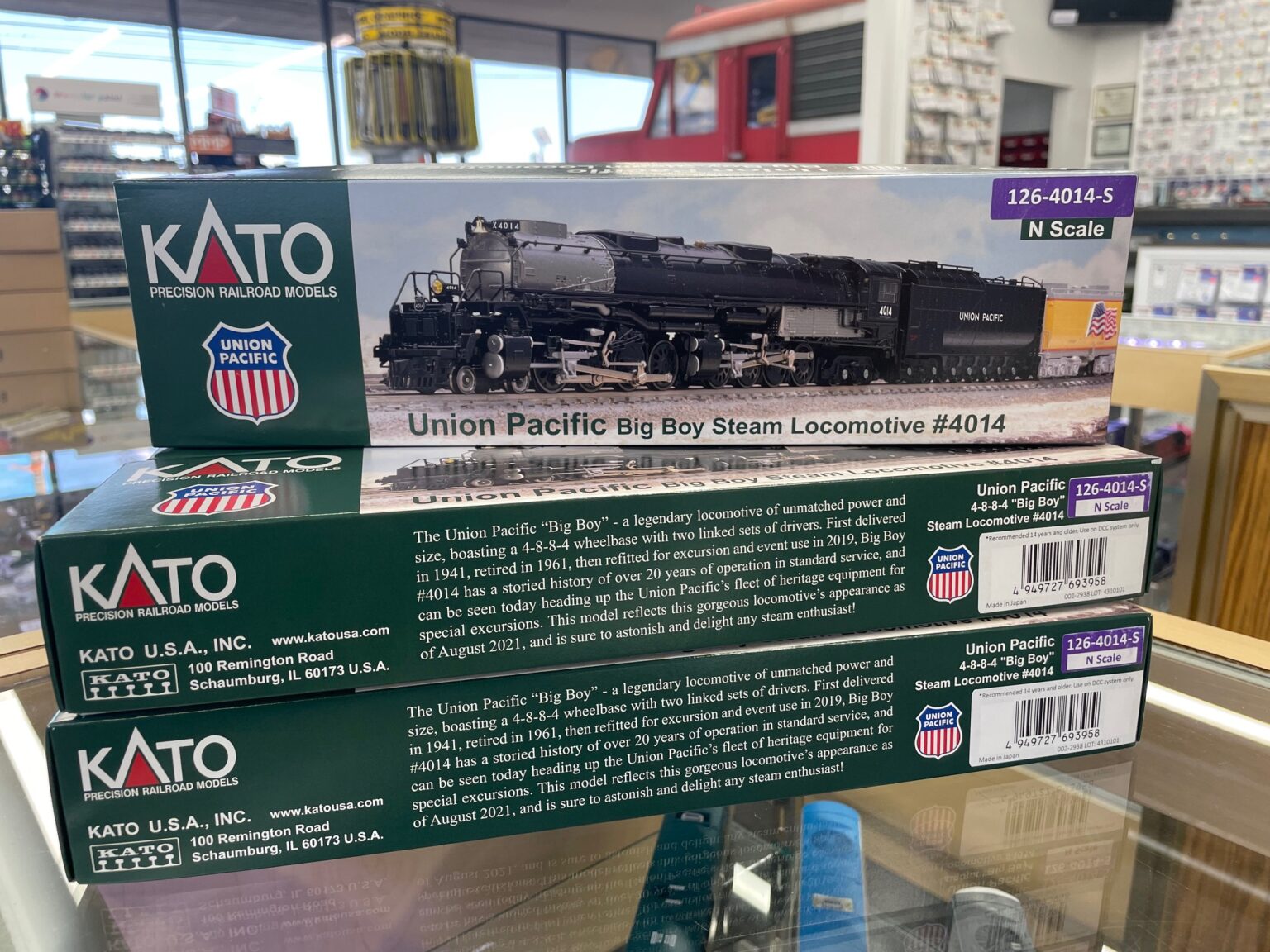 Kato N-Scale 4014 Big Boys with Sound – Arnie's Model Trains